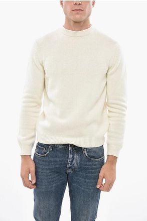 Malo Virgin Wool Crew-Neck Sweater Größe 54