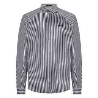 HUGO BOSS Homme, Chemises, Noir, Taille: 4XL Chemise en coton ray&eacute;