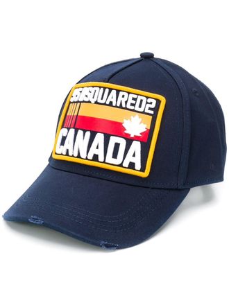 Dsquared2 logo baseball cap - Bleu