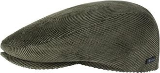 LIPODO Casquette Cordial Femme/Homme - Made in Italy Gavroche Plate DEte avec Visiere, Doublure Printemps-ete Hiver - XXL (62-63 cm) Olive