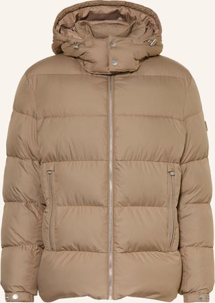 HUGO BOSS Steppjacke Colter Mit Abnehmbarer Kapuze braun