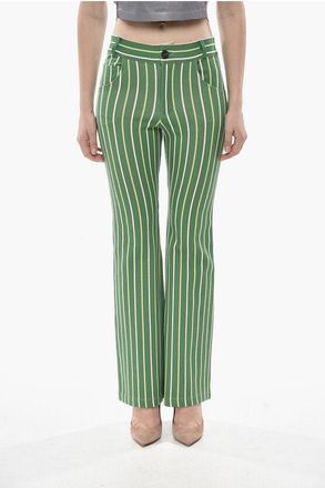 Marni 5-Taschen-Hose aus gestreiftem Stretchgewebe VERTICAL Gr&ouml;&szlig;e 44