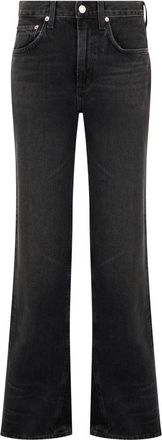 A Gold E Femme, Jeans, Noir, Taille: W26 Mid Rise Kick Boot