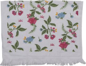 Clayre & Eef CT016 G&auml;stentuch Wei&szlig; 40x66 cm