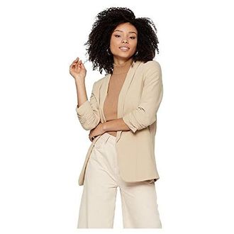 Pieces PCBOSS 3/4 Blazer Noos, Femme, Opacity, White Pepper, X-Large