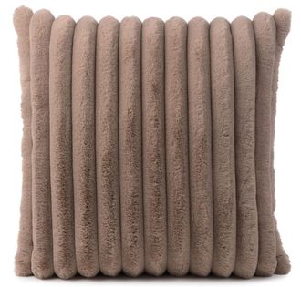 Gözze Breitcord Kissenhülle Vito 50 x 50 cm Taupe