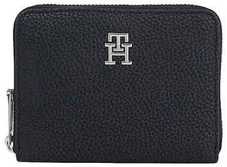 Tommy Hilfiger Femme Portefeuille Emblem Petit, Multicolore (Black), Taille Unique