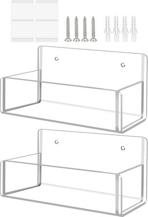 Generic Gew&uuml;rzdisplay f&uuml;r die K&uuml;che - Acryl-Wandregal, Organizer, minimalistische zweistufige Aufbewahrungskonstruktion f&uuml;r Gew&uuml;rzflaschen | Praktisches Organ