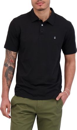 Volcom Herren Banger Polo Shirt Polohemd, Getöntes Schwarz, XX-Large