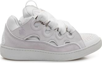 Lanvin Homme, Chaussures, Blanc, Taille: 42 EU Curb Baskets