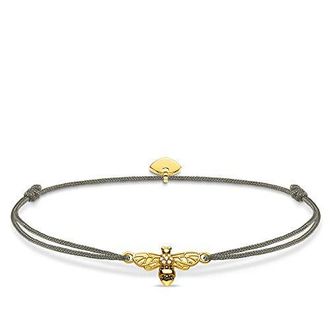 Thomas Sabo bracelet Little Secret abeille femme Argent sterling 925 plaqué or jaune 18 carats LS081-379-7-L20v