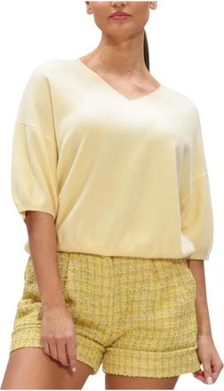 Janice Damen, Strickwaren, Gelb, LGr&ouml;&szlig;e