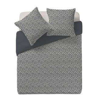 Atmosphera Atmosphera - Parure de lit en Gaze de Coton 240x220cm Gris