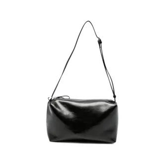 Low Classic Glossy-finish Shoulder Bag