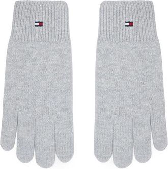 Tommy Hilfiger Damenhandschuhe Flag AW0AW19131 Hellgrau