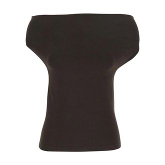 Semicouture Damen, Oberteile, Braun, LGr&ouml;&szlig;e