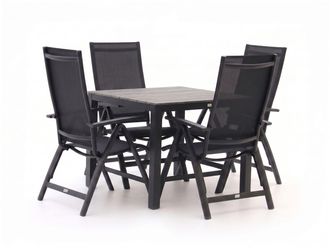 Bellagio la vita attrattiva Bellagio Avenza/Fidenza 90 cm Gartenm&ouml;bel-Set 5-teilig verstellbar