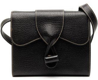 Loewe Hobo Bags - Leather Toggle Flap Crossbody - Gr. unisize - in Schwarz - f&uuml;r Damen