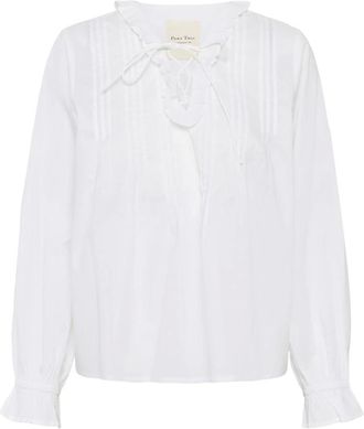 Part Two Femme, Blouses et Chemises, Blanc, Taille: 42 FR Blouses