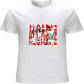 Miss Lilly Carlos Alcaraz Tennis Fan T Shirt T-Shirt White S