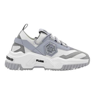 Philipp Plein unisex, Chaussures, Gris, Taille: 44 EU Predator Low-Top Baskets
