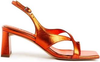 Souliers Martinez Sandales &agrave; talon Arcos en cuir