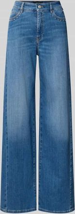 Marc Cain High Waist Wide Fit Jeans mit Nieten