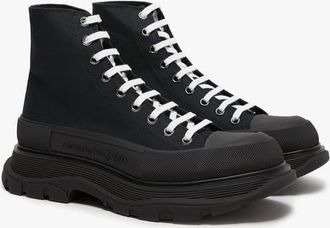 Alexander McQueen Baskets montantes Tread Slick en coton