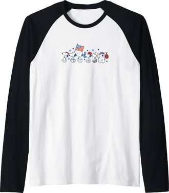 Peanuts Snoopy und Seine Geschwister - Americana Parade Raglan