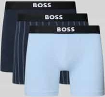 HUGO BOSS Boxer Brief aus Baumwoll-Mix im 3er-Pack