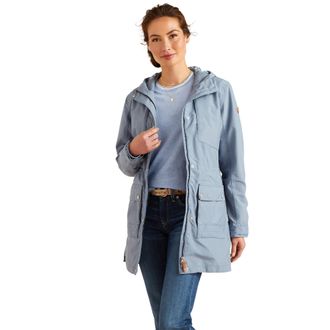 Ariat Womens Atherton Waterproof Jacket Long Sleeve in Bluefin, Size X-Small, by Ariat