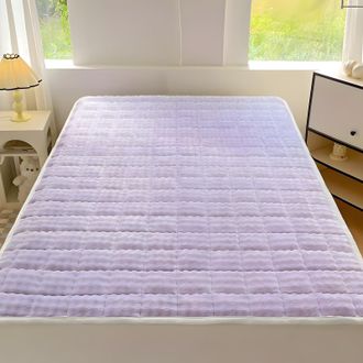 Generic Queen-Size-Matratzenauflage & Faltbare Bodenmatte, ultraweiche, tragbare Tatami-Schlafmatte f&uuml;r Camping & Wohnmobilreisen, vollwertiges aufrollbares D