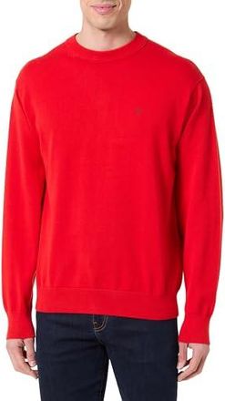 Calvin Klein SS Classic Monogram Tee Lv04Rd254G T-Shirts, Blue (Chase Blue), L Homme