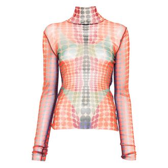 Jean Paul Gaultier Patterned Top