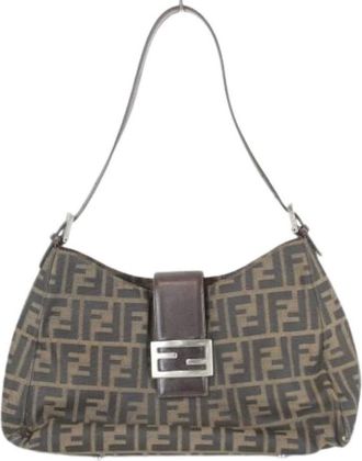 Fendi Sac bandouli&egrave;re vintage doccasion - Femme - Pre-owned - Brun - Taille: ONE Size