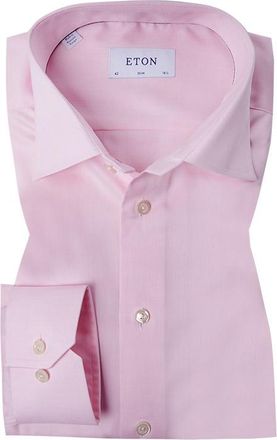 Eton Herren Hemd rosa Slim Fit