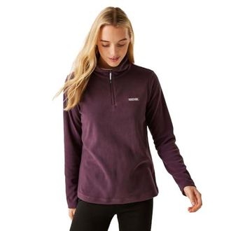 Regatta Sweethart Pull polaire léger demi-fermeture éclair pour femme, Bordeaux, 52