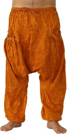 Panasiam Chill Pants, Stonewashed orange, L