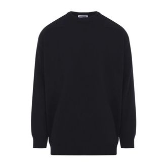 Jil Sander Paneled Jumper - - Knitwear - Herren - Blau - L
