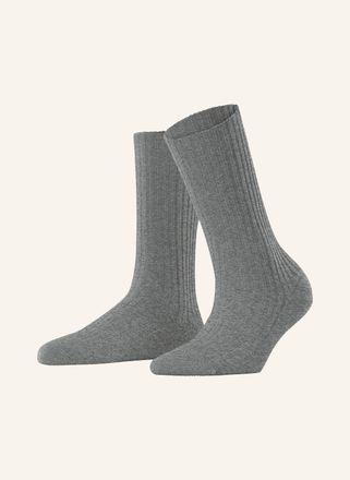 Falke Str&uuml;mpfe Cosy Wool Boot Mit Merinowolle grau