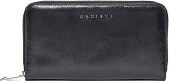 Orciani Femme, Accessoires, Noir, Taille: ONE Size Gotham Leather Wallet