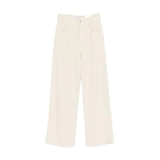 Icon Denim Los Angeles Femme, Jeans, Beige, Taille: W27 Poppy Wide Leg Jeans