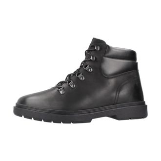 Geox Homme, Chaussures, Noir, Taille: 43 EU Bottes Élégantes à Lacets