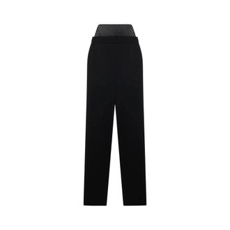 Simona Corsellini Straight Hosen - - Trousers - Damen - Schwarzk - 2XS