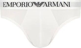 Emporio Armani Herren Unterw&auml;sche wei&szlig; Baumwolle unifarben