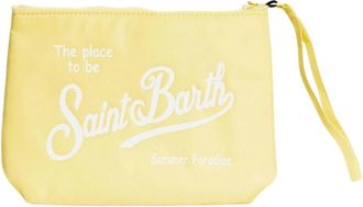 MC2 Saint Barth Homme, Sacs, Jaune, Taille: ONE Size Aline Nylon Classic Pochette
