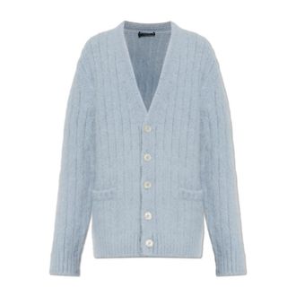 Dolce & Gabbana Woll-Strickjacke mit Taschen - - Knitwear - Herren - Blau - M