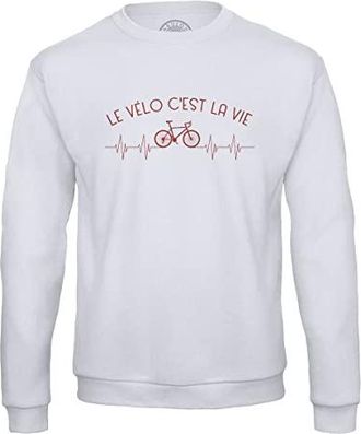 Fabulous Sweat Shirt Homme Le V&eacute;lo Cest la Vie France Cyclisme Tour VTT Course