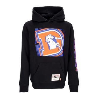 Mitchell & Ness NFL Big Face Hoodie Denbro Schwarz - - Sweatshirts & Hoodies - Herren - Schwarzk - L