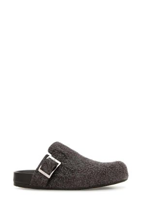 Loewe M816v29x12 Darkbrown Slippers Flat Shoes